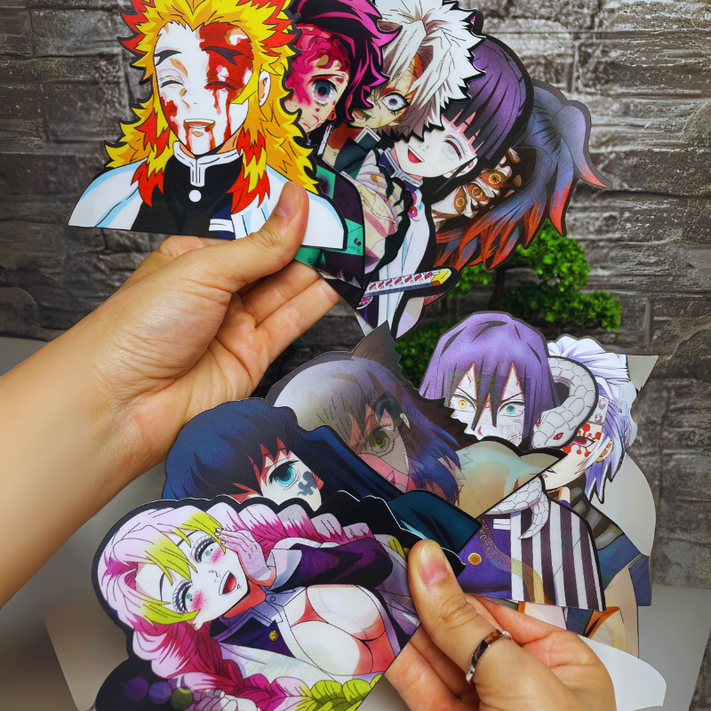 3D Motion Demon Slayer Stickers – LedKatanas
